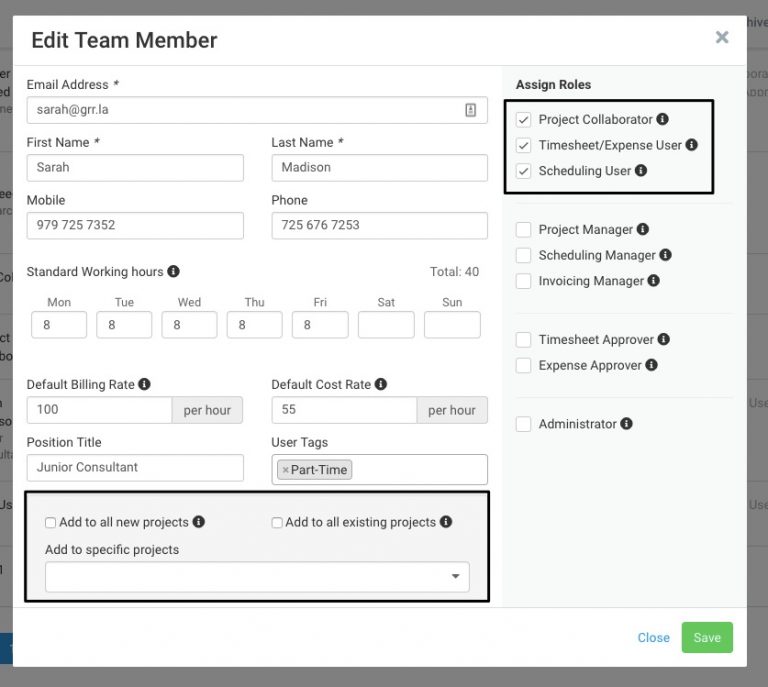 Project Settings (Detailed Guide) - Avaza Support