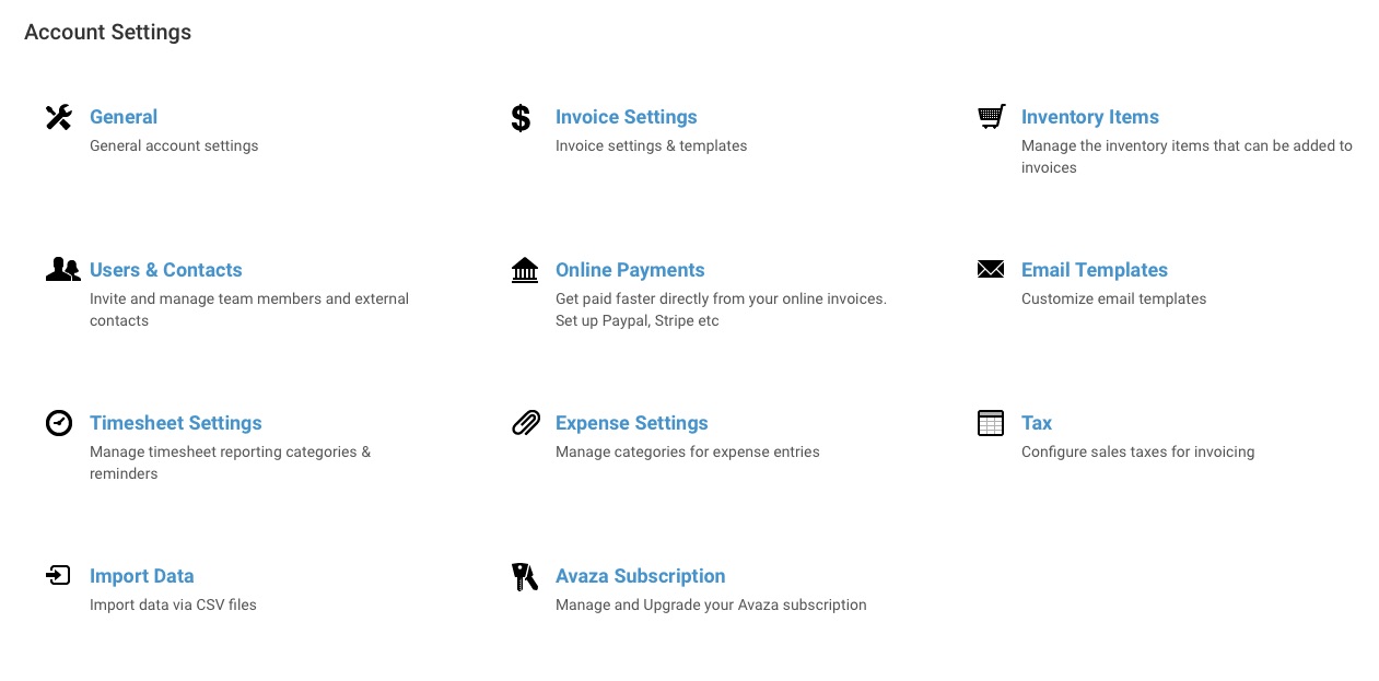 Getting Started with Invoices - Avaza Support