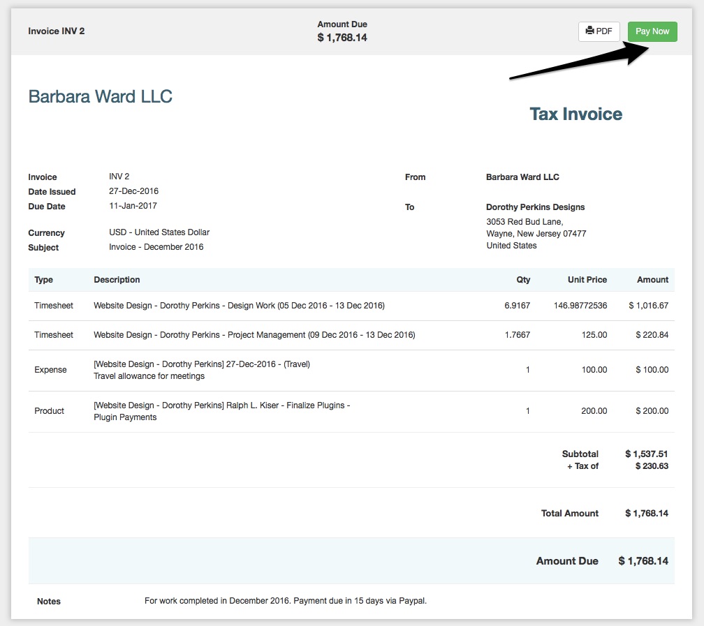 Getting Started with Invoices - Avaza Support