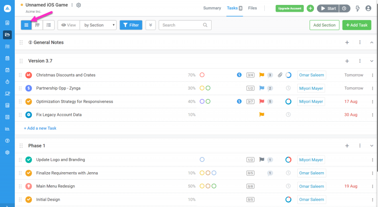 Getting Started with Projects - Avaza Support