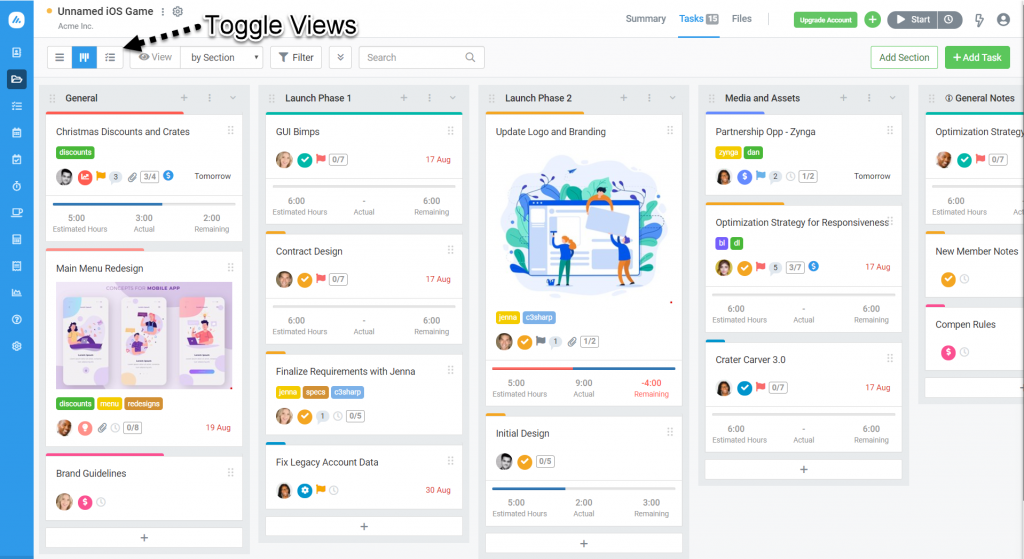Task Management - Avaza Support