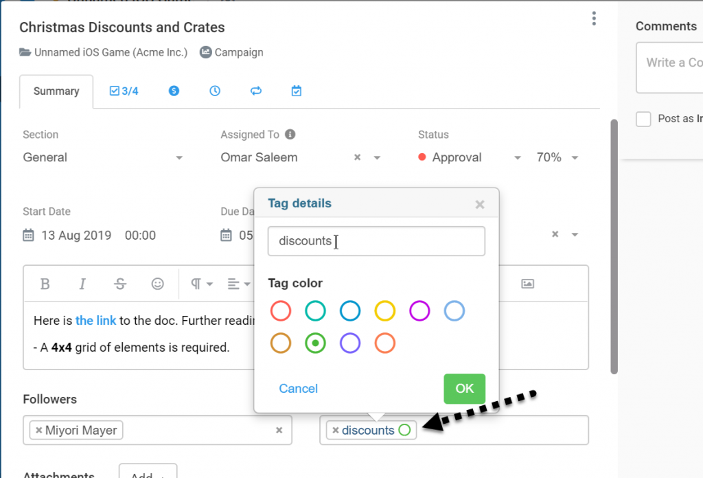 Task Management - Avaza Support