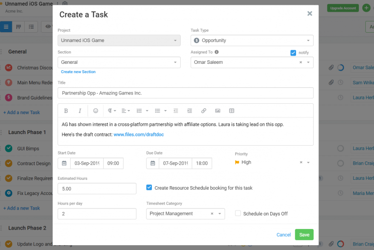 Getting Started with Projects - Avaza Support
