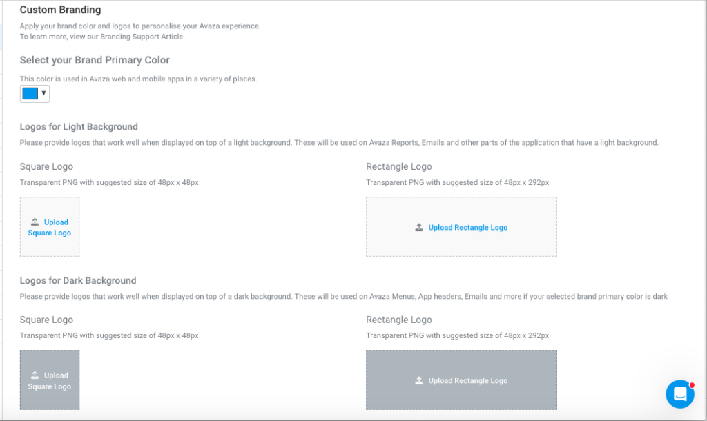 General Settings Guide - Avaza Support
