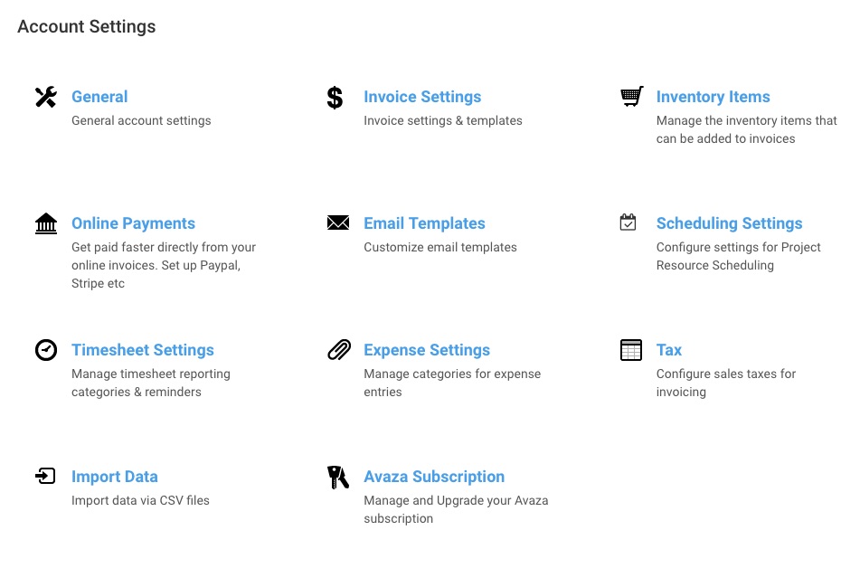 Getting Started with Invoices - Avaza Support