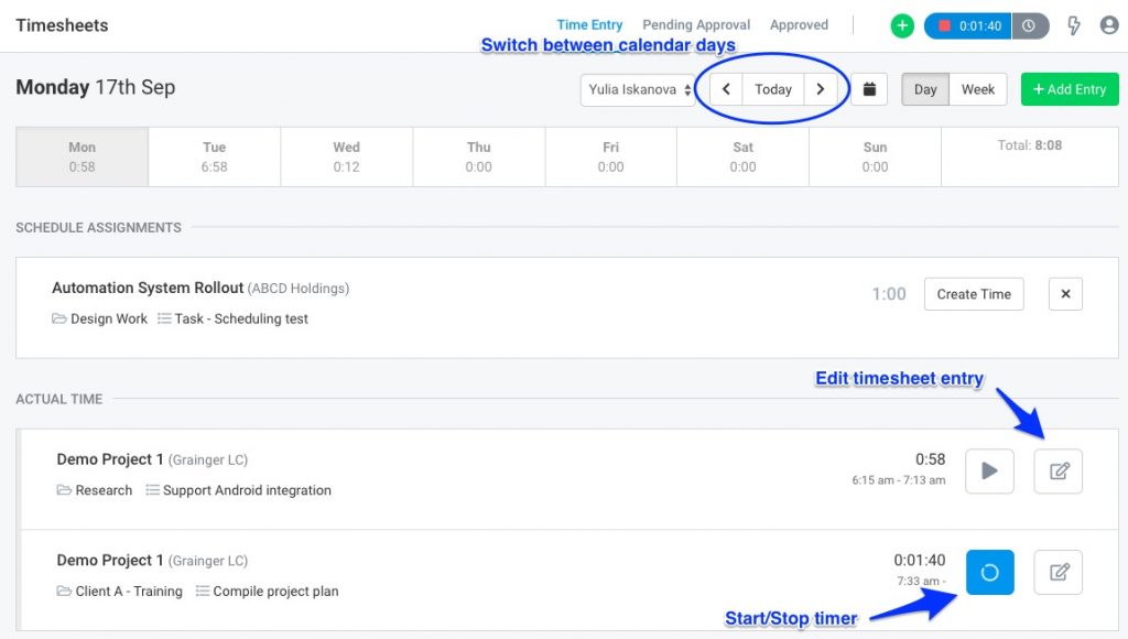 Getting Started with Timesheets - Avaza Support