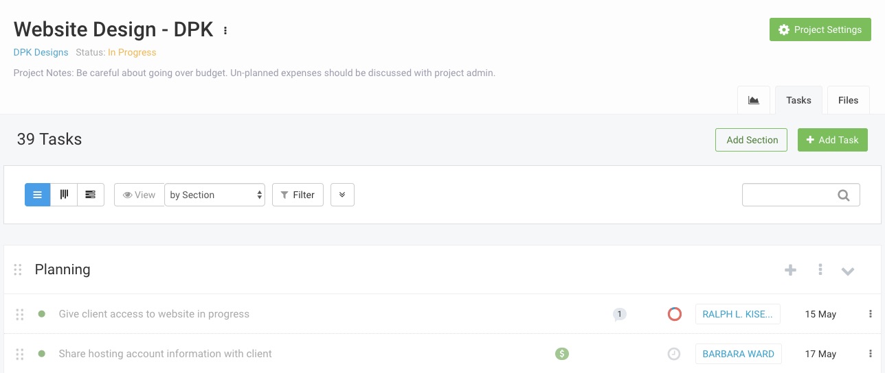 Task Management - Avaza Support