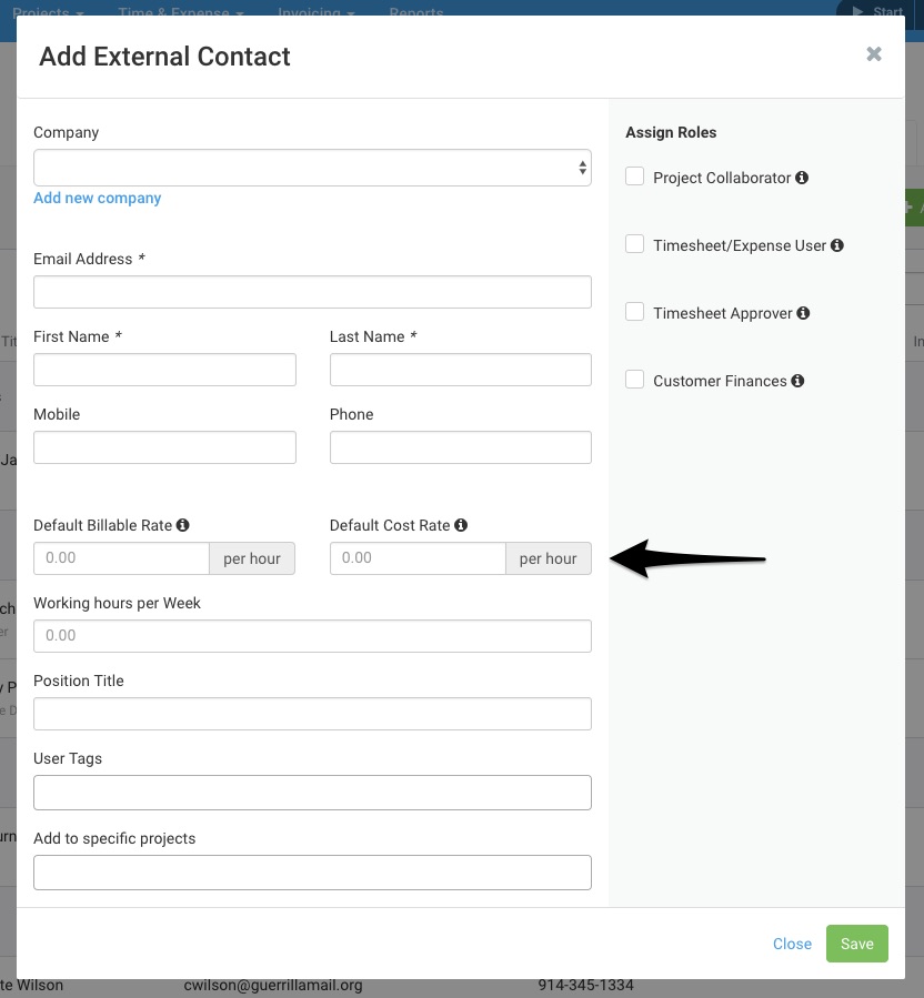 Managing Users & Contacts - Avaza Support