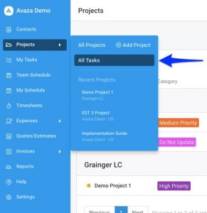 Task Management - Avaza Support