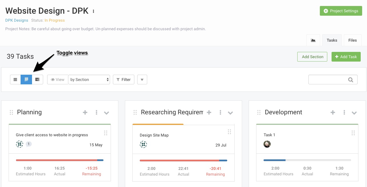 Task Management - Avaza Support