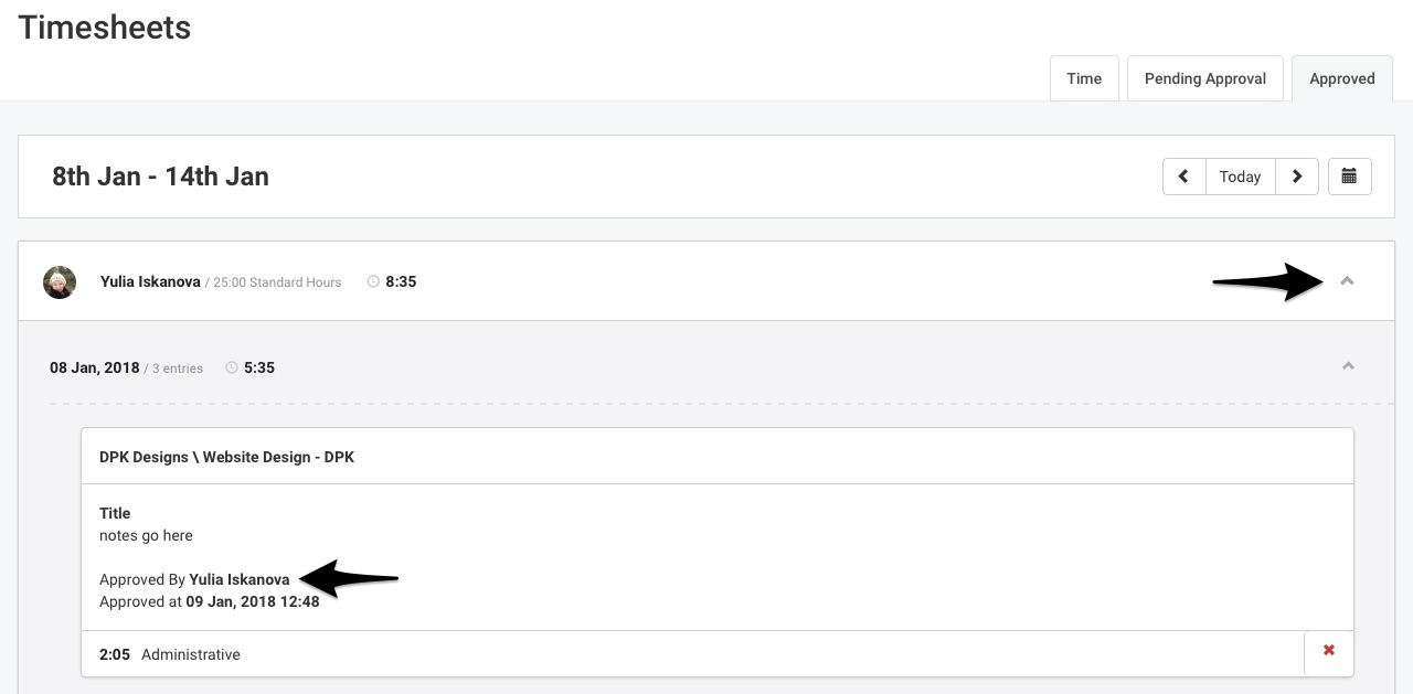 Timesheet Approvals - Avaza Support
