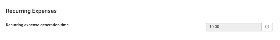 Recurring Expenses Guide