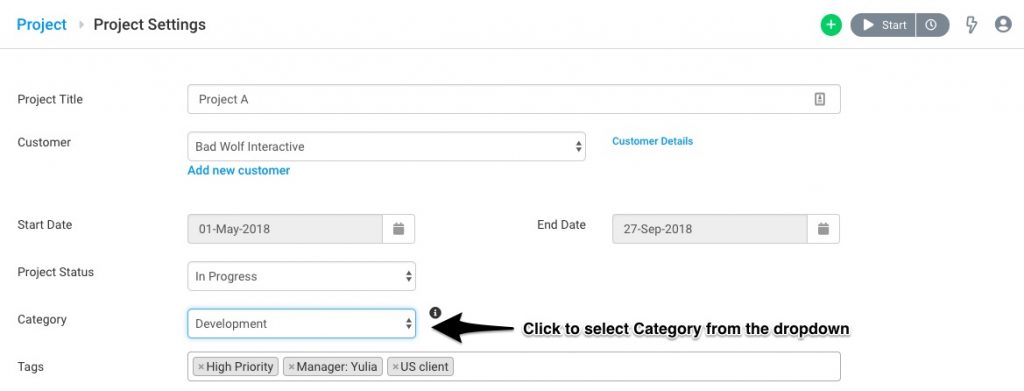 How do I Add Project Categories? - Avaza Support