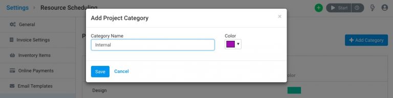 How do I Add Project Categories? - Avaza Support