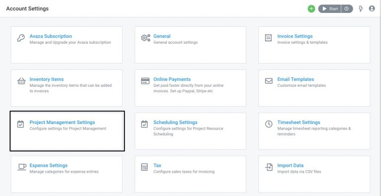 How do I Add Project Categories? - Avaza Support