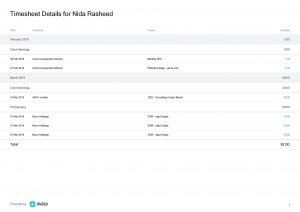 My Timesheet Details - Avaza Support