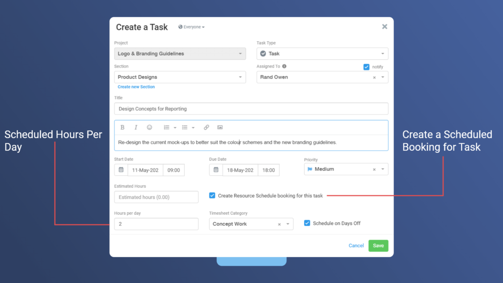 Resource Scheduling and Project Task Integration - Avaza Support