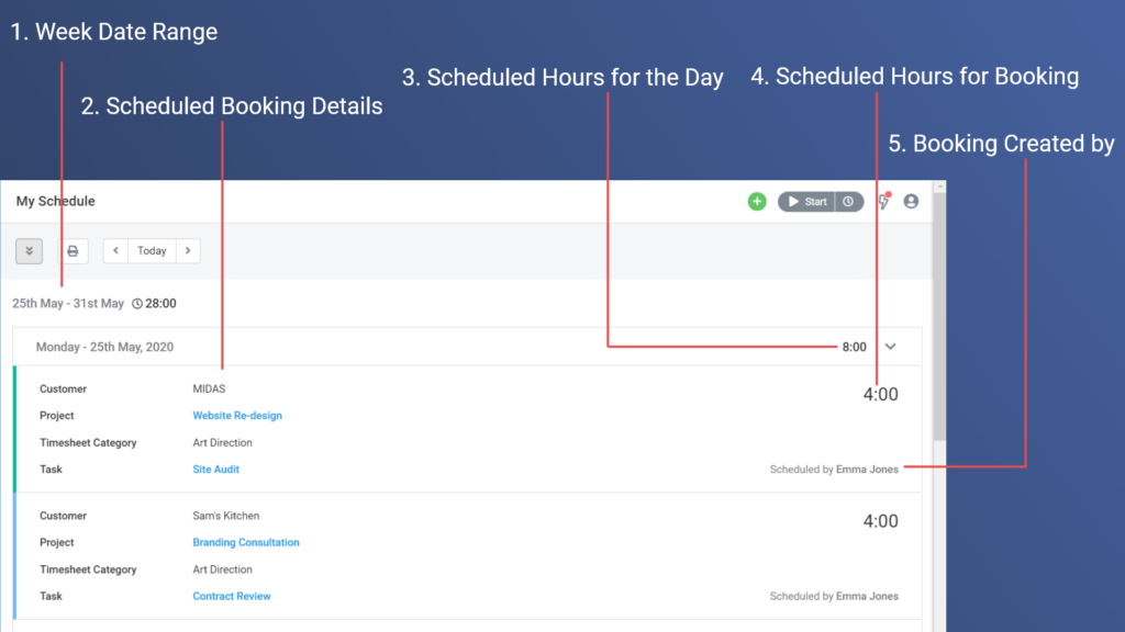 Schedule Your Team - Avaza Support