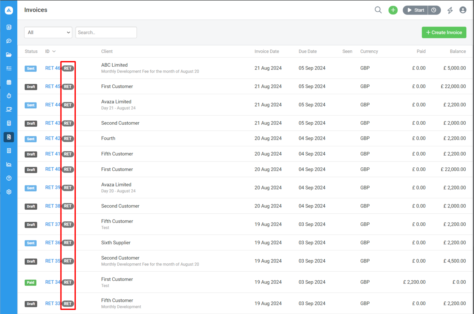 Retainer Subscriptions – Avaza Support